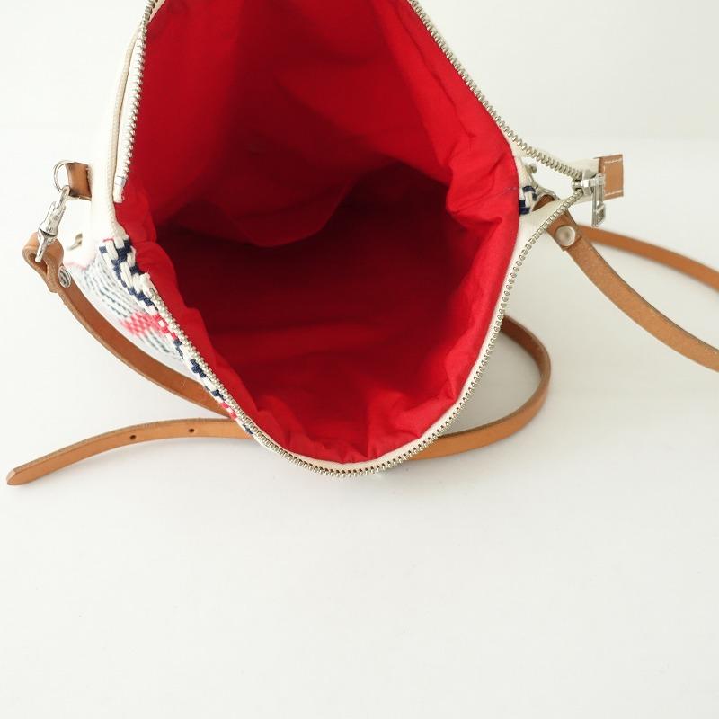 トロワトン trois temps *手織り3WAYショルダーバッグ*かばん斜め掛けクラッチ綿0824(ba7-2408-13)【10I42】 : ブランド古着買取drop - 通販 ...