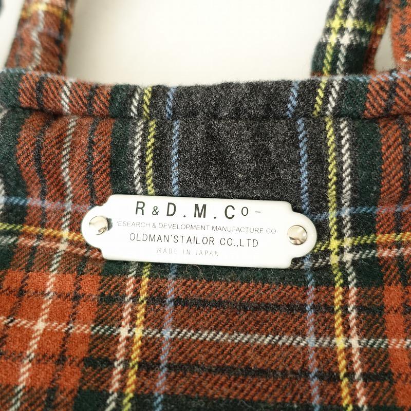 オールドマンズテーラー R&D.M.Co- *タータンチェックウール オールドマンズテーラー R&D.M.Co- *タータンチェックウール
