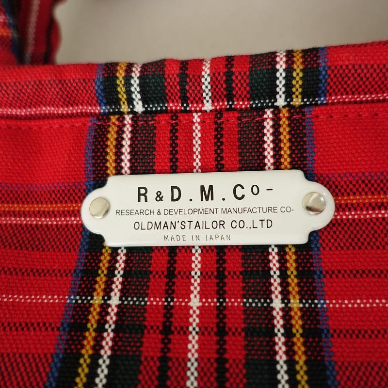 定価2.5万】オールドマンズテーラー R&D.M.Co-*タータンチェック 定価2.5万】オールドマンズテーラー R&D.M.Co-*タータンチェック