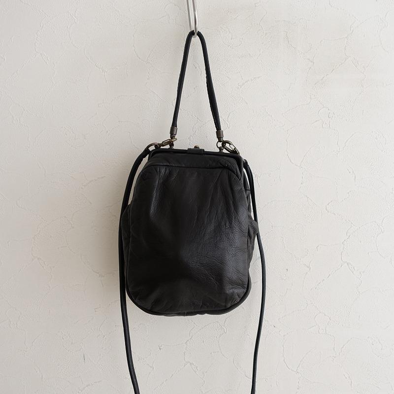 CHRISTIAN PEAU クリスチャンポー *レザー2wayがま口バッグ*かばん手提げ斜め掛けショルダー皮革黒0425(ba7-2504-157)【51E52】 : ブランド古着買取 ...