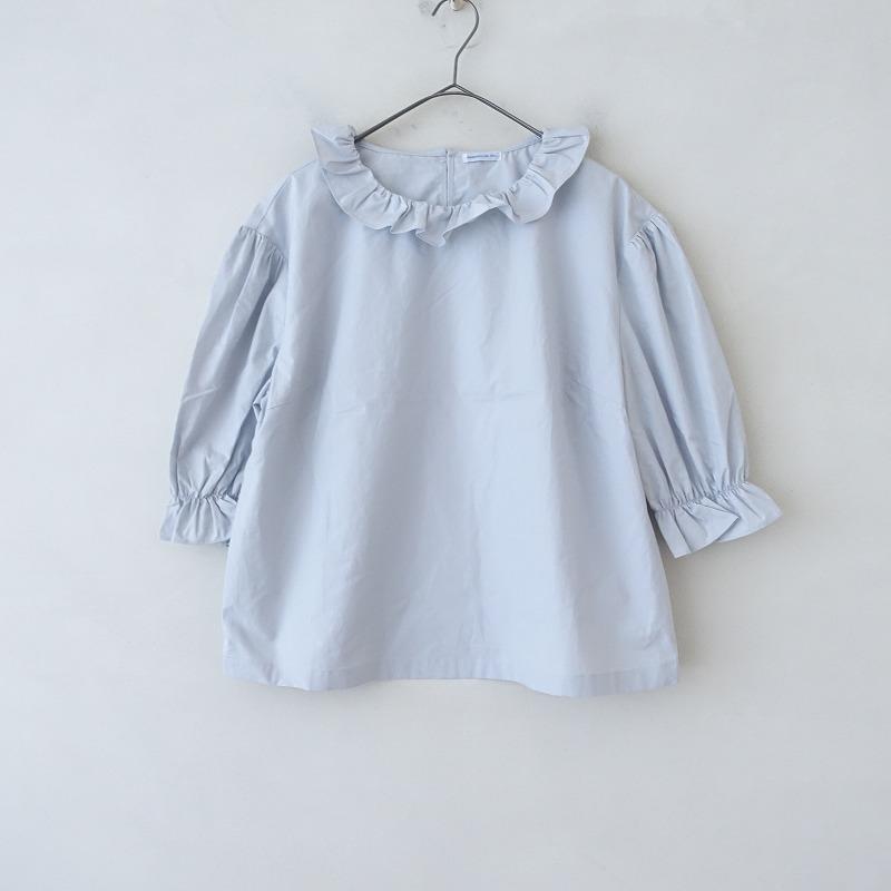 Wanderclad etc.. 【3 ETDEMI別注/定価2.2万】ワンダークラッドエトセトラWanderclad *ラッフルネックトップ*ONEシャツ(J33-2306-403 ...