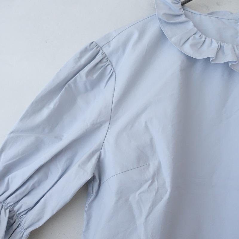 Wanderclad etc.. 【3 ETDEMI別注/定価2.2万】ワンダークラッドエトセトラWanderclad *ラッフルネックトップ*ONEシャツ(J33-2306-403 ...