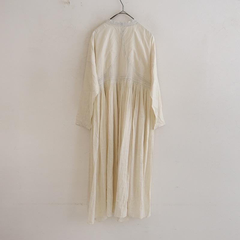 【美品】マク MAKU *刺繍カシュクールワンピース*S/M生成CALICOロングスリーブ長袖シャツ(j33-2408-732)【62I42】 : ブランド古着買取drop - 通販 ...