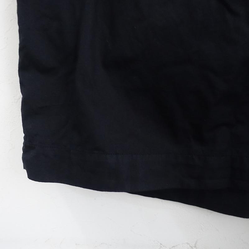 OUTIL 【美品/定価4.1万】ウティーOUTIL *OV-O005S ROBE DOYEワンピース*1綿コットン濃紺ダークネイビーギャザー ...