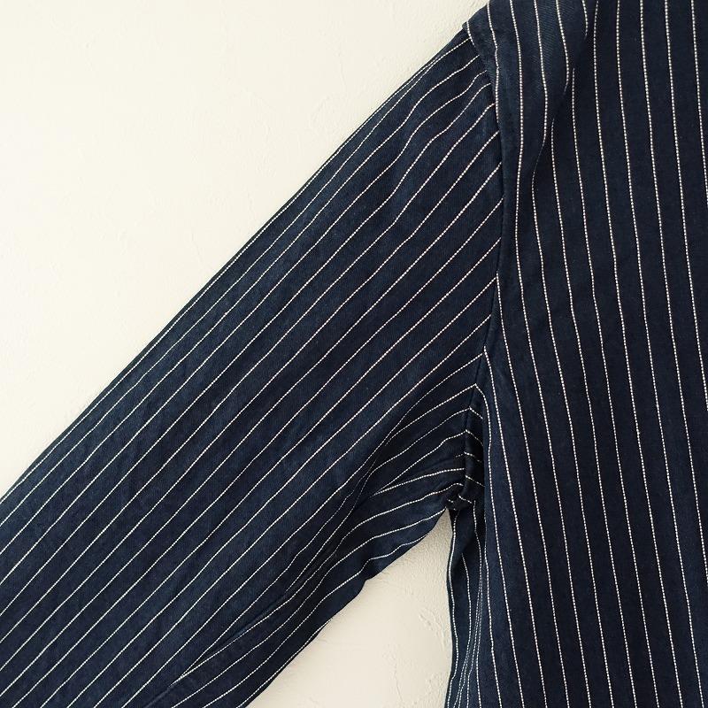 Veritecoeur ヴェリテクールエセコパン et ses COPAINS *ストライプコットンツイルステンカラーコート*1紺(jk2-2404-162)【70E42】 : ブランド古着 ...