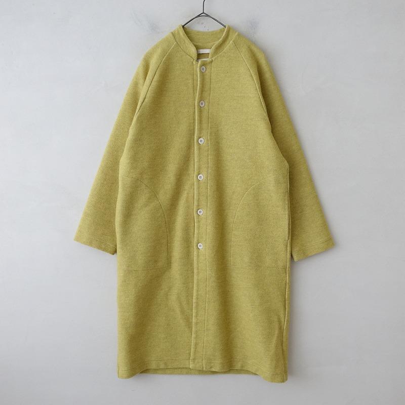 NATURAL LAUNDRY ナチュラルランドリー *ウーレンインレー スタンドコート 2*黄色イエロー毛ウール(jk85-2502-4)【40C52】 : ブランド古着買取drop ...