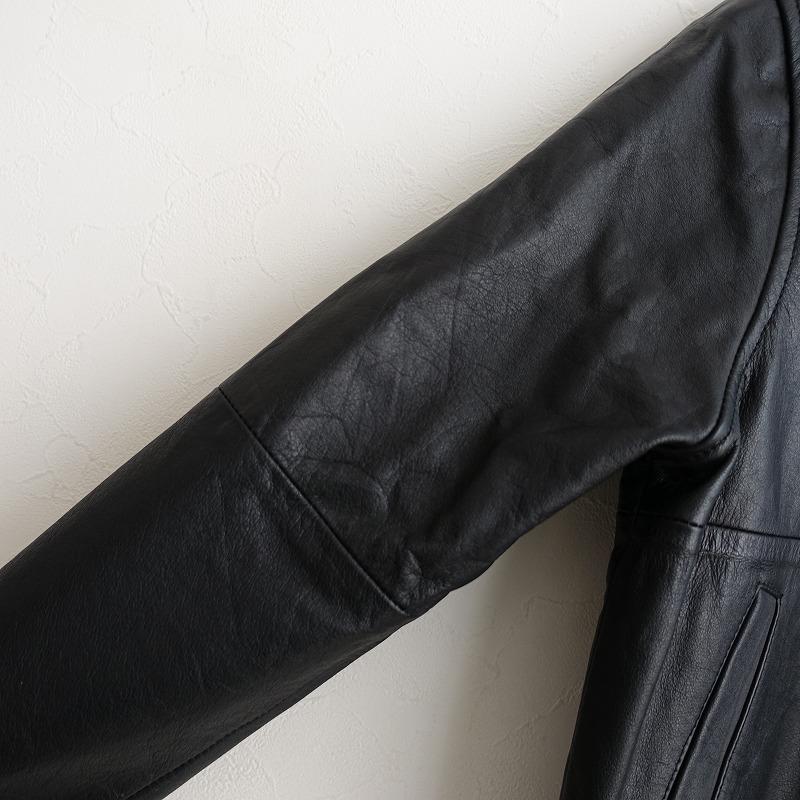 JTP LEATHER *レザージャケット*アウターブラック革神戸パティーナ(jk87-2501-141)【32B52】 : ブランド古着買取drop - 通販 - Yahoo!ショッピング