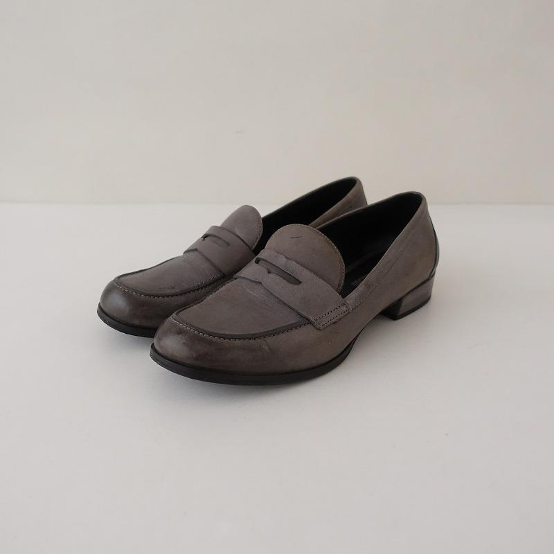 ecco エコー ECCO *ローファー 38/24*グレー皮革レザー靴シューズ1122(sh88-2211-49)【90L22】 : ブランド古着買取drop - 通販 - Yahoo!ショッピング