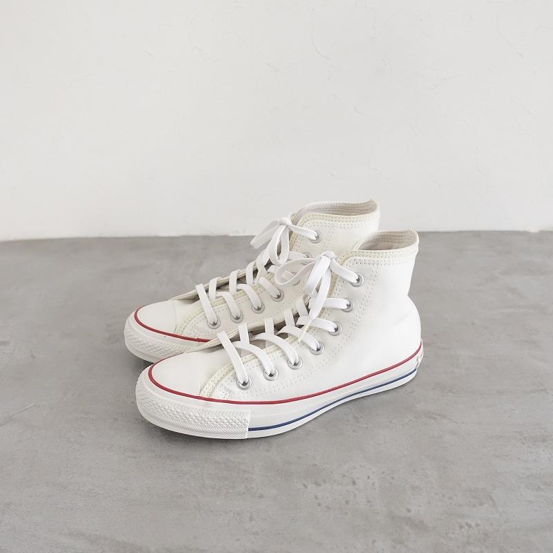 【美品】コンバース CONVERSE *ALL STAR 100 DOUBLE PARTS HI ハイカットスニーカー 5/24*ホワイト ...