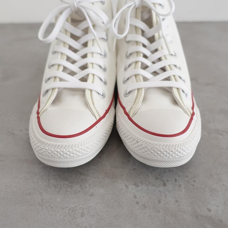 【美品】コンバース CONVERSE *ALL STAR 100 DOUBLE PARTS HI ハイカットスニーカー 5/24*ホワイト ...