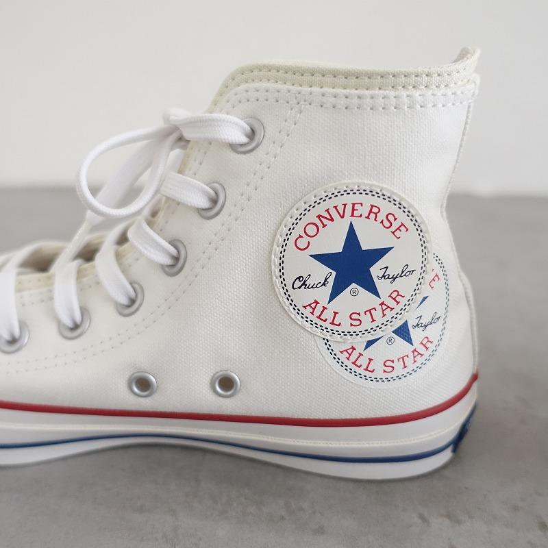 【美品】コンバース CONVERSE *ALL STAR 100 DOUBLE PARTS HI ハイカットスニーカー 5/24*ホワイト ...