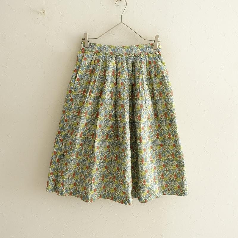 Te chichi 【未使用】テチチ *LIBERTY タナローンボタニカル柄スカート*Mフラワー花柄フレア(sk33-2507-526)【61H52】 : ブランド古着買取drop - 通販 ...