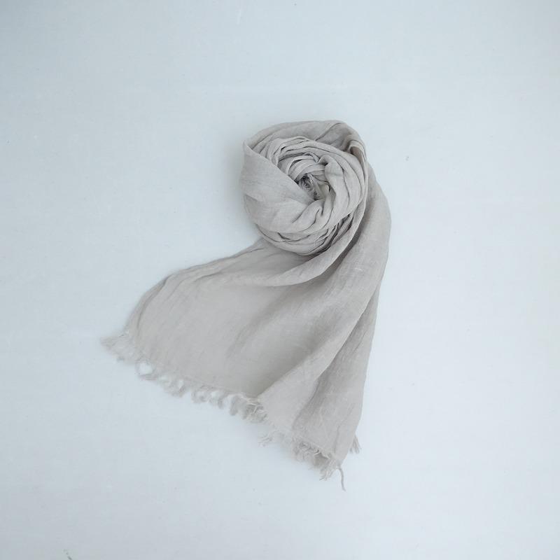 evam eva（エヴァムエヴァ） *リネンストール*はおりマフラーショール肩掛けベージュ(st11-2505-101)【30G52】 : ブランド古着買取drop - 通販 - Yahoo ...