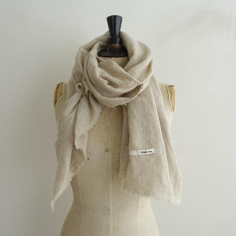 evam eva エヴァムエヴァ *Diagonal Stole ダイアゴナルストール evam eva エヴァムエヴァ *Diagonal Stole ダイアゴナルストール