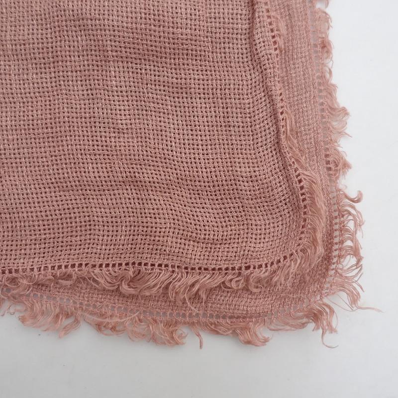 リゼッタ Lisette *ストール*ピンクショール羽織マフラー肩掛けスカーフ(st25-2504-7)【82D52】 : ブランド古着買取drop - 通販 - Yahoo!ショッピング