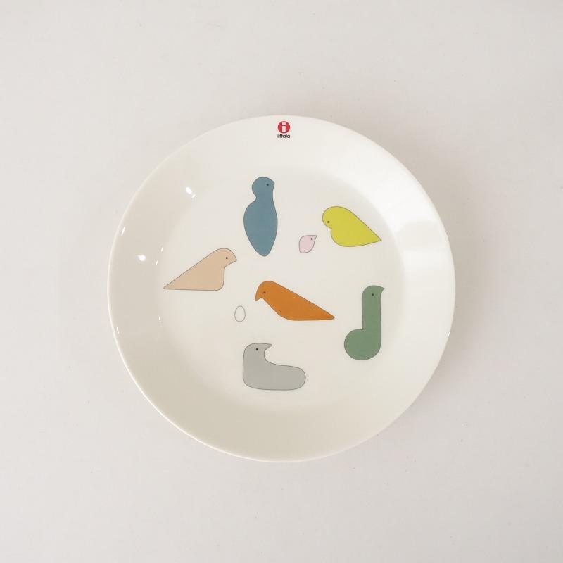 iittala //【北欧】美品/2020年日本限定/イッタラ×ミナペルホネン *バード プレート 21cm マルチカラー*【陶器】(wa84 ...