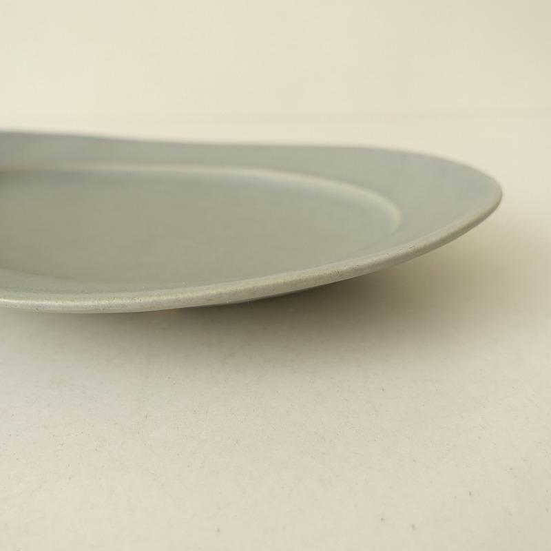 あわびウェア Awabi ware *岡本純一 オーバル皿 M 青マット あわびウェア Awabi ware *岡本純一 オーバル皿 M 青マット