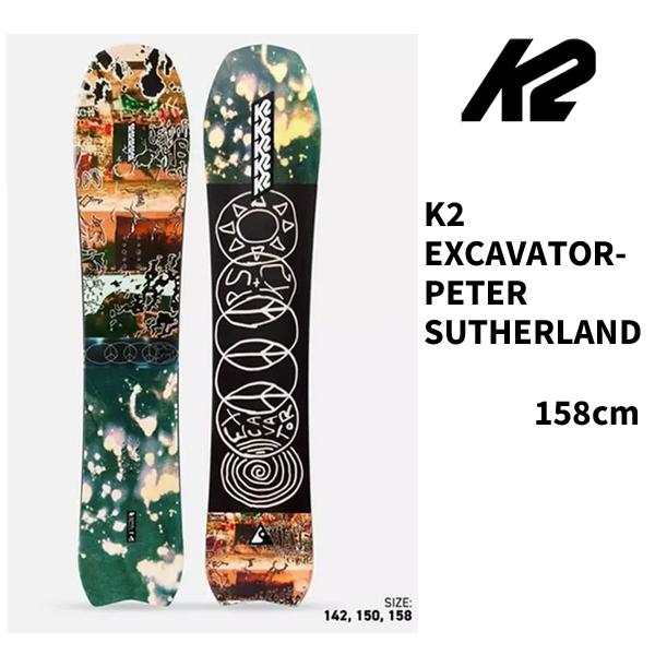 24-25 【 K2 】 K2 ケーツー 〈限定モデル〉 EXCAVATOR - PETER SUTHERLAND エクスカベーター ピーター・サザーランド 158cm 正規販売店 ...