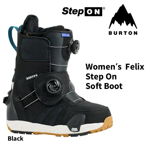 24-25 【 BURTON 】 バートン WOMEN’S FELIX STEP ON SOFT BOOT ウィメンズ フェリックス ステップ オン ソフトブーツ BLACK 正規販売店 ...