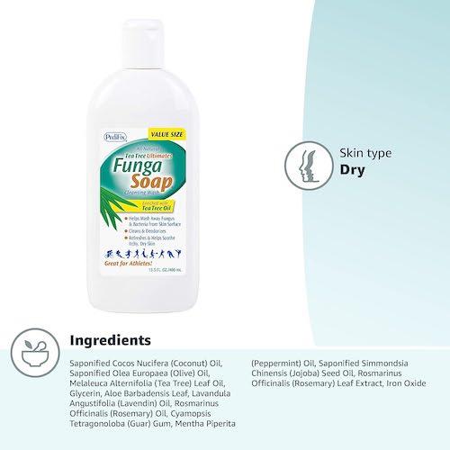 【3本セット】ぺディフィックス社 ファンガソープ クレンジングウォッシュ 400ML / PediFix Funga Soap ...