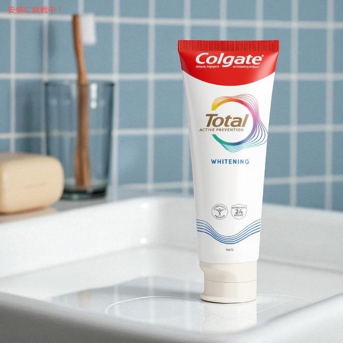 【並行輸入品】コルゲート トータル ホワイトニング 歯磨き粉 ペーストタイプ 170g (6oz) Colgate Total ...