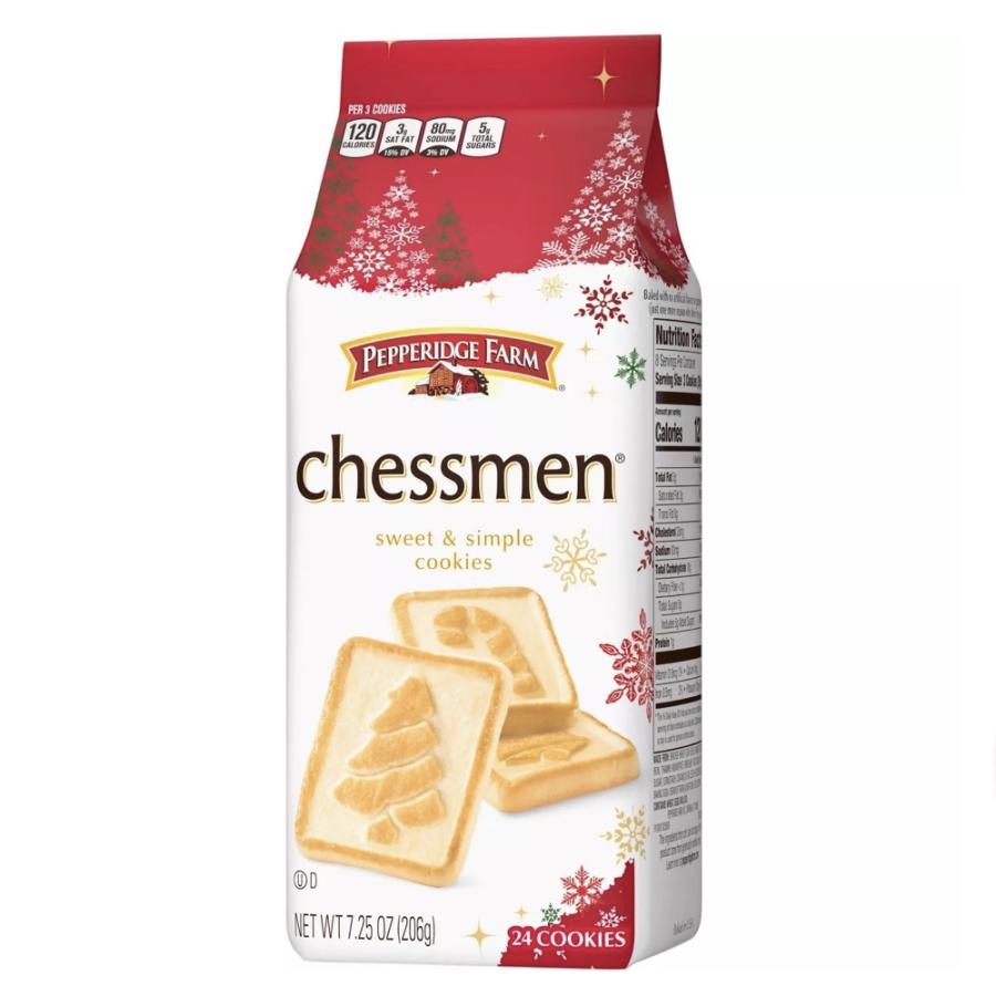 Pepperidge Farm Chessmen Butter Cookies - 7.25oz / ペパリッジファームメタストア ヤフー店 ...