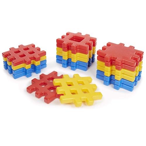 Little Tikes Big Waffle Block Set, 18 pieces / リトルタイクス ビッグワッフル ブロックセット ...
