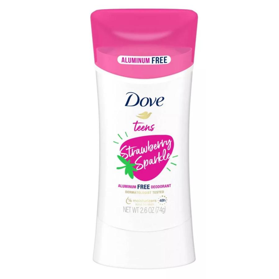 ダヴ Dove デオドラント ビューティーティーンズ Beauty Teens ストロベリー スパークル 74g Strawberry Sparkle Aluminum Free ...