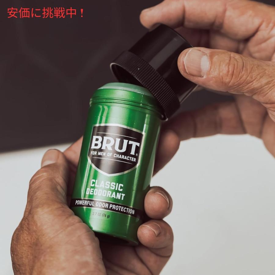 Brut クラシック シグネチャーの香り ラウンドデオドラント 76g Classic Signature Scent Round Deodorant 2.7oz : jm0000397msy ...