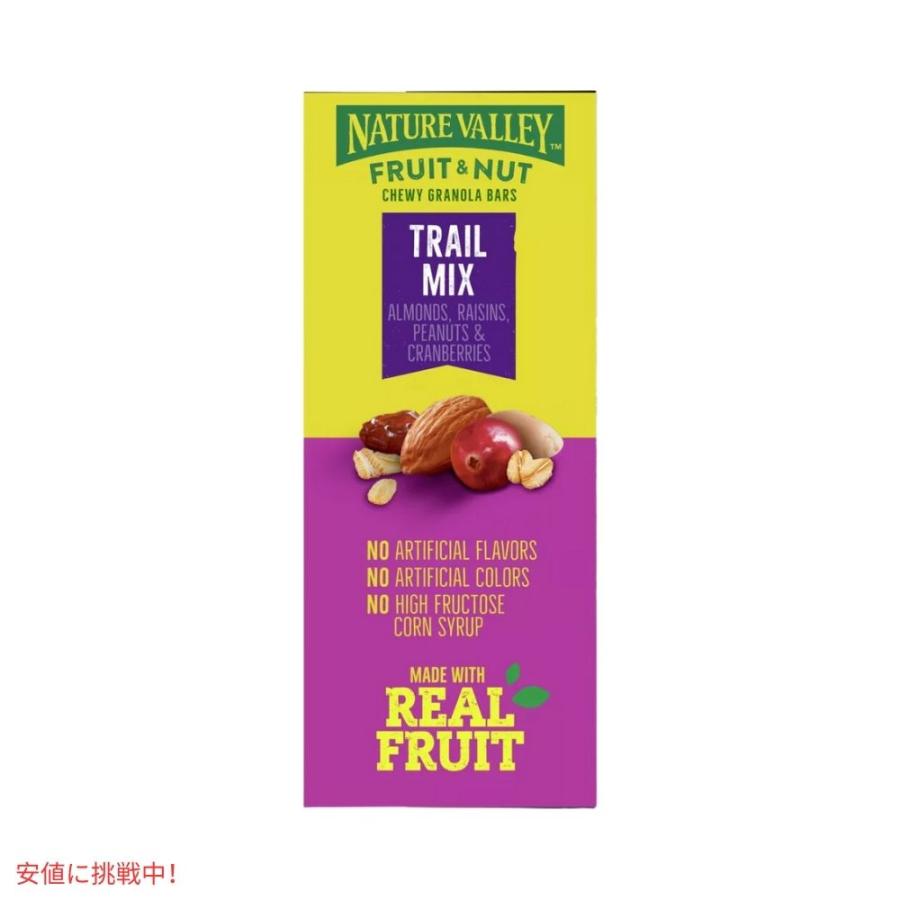 【並行輸入品】ネイチャーバレー フルーツ＆ナッツ トレイルミックスバー 14.4オンス x 12個 Nature Valley Fruit ...