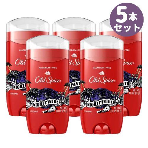 【並行輸入品】【5本セット】Old Spice オールドスパイス ナイトパンサー デオドラント 85g アルミニウムフリー Deodorant Night Panther 3oz : メタ ...