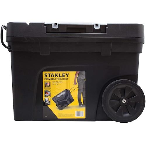Stanley 14.7 in. Tool Chest Black / スタンレー 工具箱 14.7インチ ホイール付き ツールボックス ...