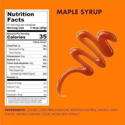 ChocZero Maple Syrup Sugar-free12oz / チョクゼロ メープル風味シロップ シュガーフリー メープルシロップ ...