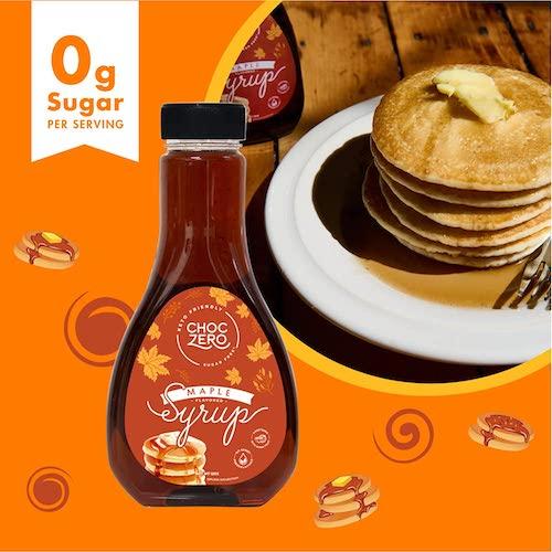 ChocZero Maple Syrup Sugar-free12oz / チョクゼロ メープル風味シロップ シュガーフリー メープルシロップ ...