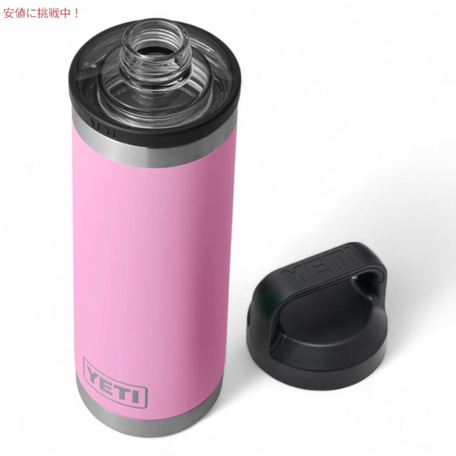 YETI イエティ ランブラー ボトル 18oz / 532ml チャグキャップ パワーピンク 水筒 保温 保冷 Rambler Bottle With Chug Cap Power Pink ...