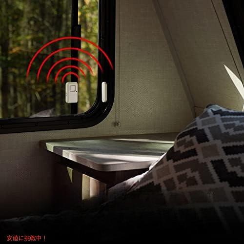 GE パーソナル セキュリティ ウィンドウとドア アラーム、4 パック、簡単なインストール、自宅、ガレージ、アパートなどに最適、45174 ...