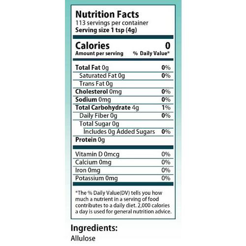 [3袋セット]アルロース甘味料 100％ 454g ゼロカロリー 砂糖代替品 無糖甘味料 希少糖 1lb Allulose Sweetener Sugar Alternative Zero ...