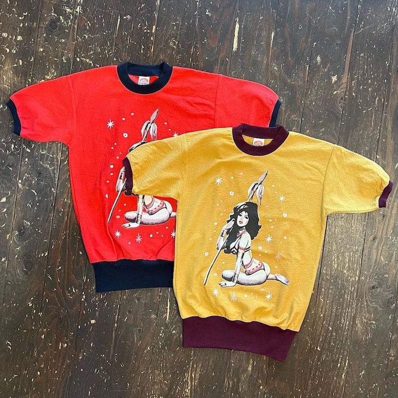 Dry Bones ドライボーンズ DC-705 Cotton Sweater “SAVAGE GIRL” : DryBones Online Shop - 通販 - Yahoo!ショッピング