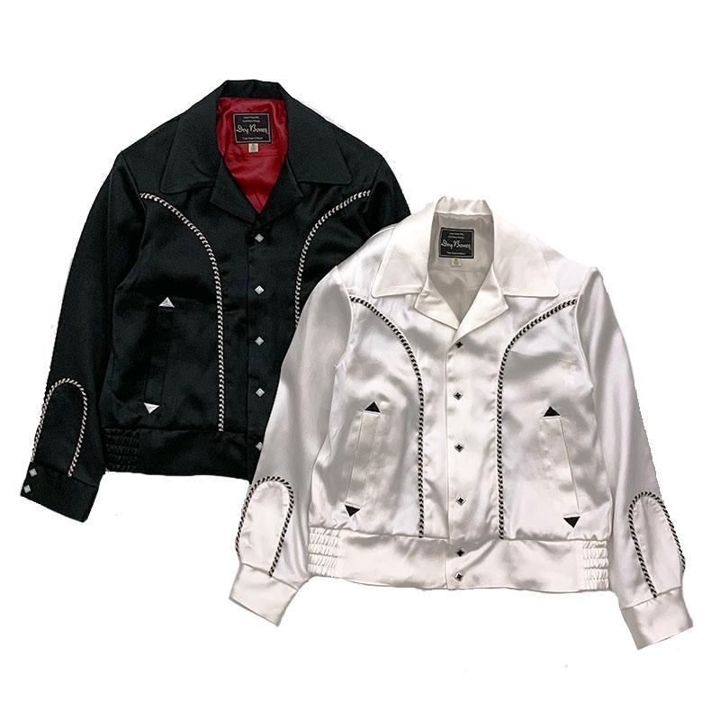 Dry Bones（ドライボーンズ） DJ-1110 Western Plain Style Satin Jacket : DryBones ...