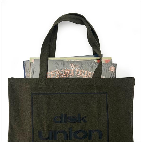 diskunion Wool Melton Tote bag L (Green) / メルトンウール / トートバッグ ディスクユニオン : 4988044823815 : ディスクユニオン ...