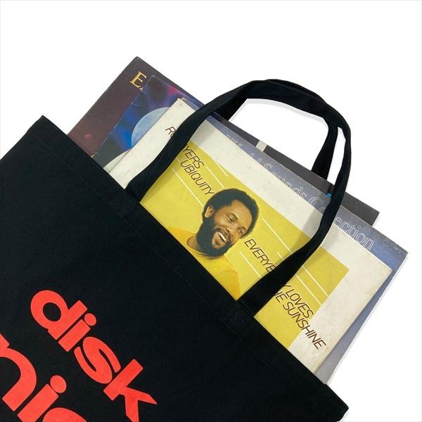 diskunion ロゴ トートバッグ (Black/Red) / ディスクユニオン DISK UNION : ディスクユニオンACC収納 ...