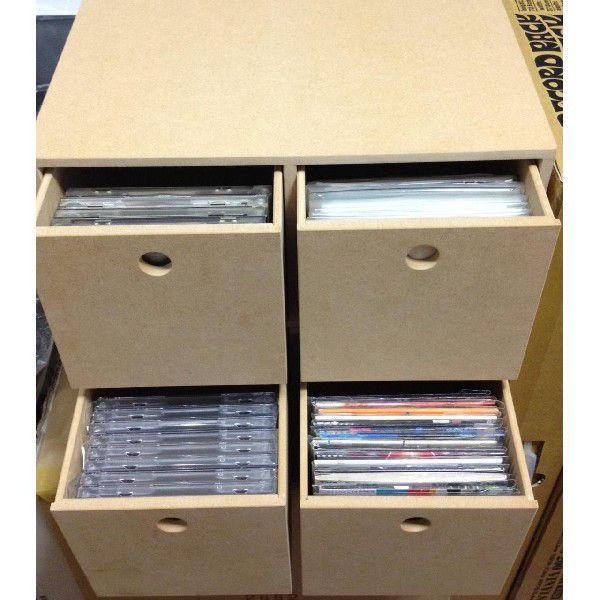 CDラック / 引出式4マスタイプ ディスクユニオン DISK UNION CD収納 収納ラック : ディスクユニオンACC収納ストア - 通販 - Yahoo!ショッピング