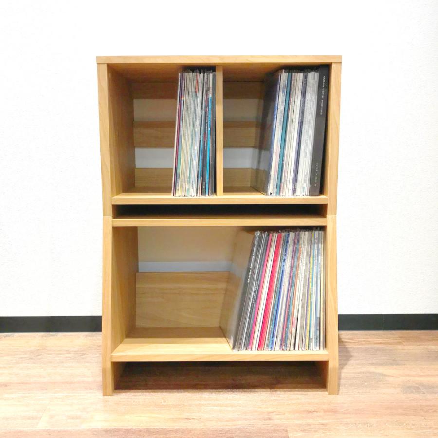 レコードラック スタッキングラック 2段 ANGLE × REGULAR FLAT / STACKING RECORD RACK ディスクユニオン DISK UNION : ディスクユニオン ...