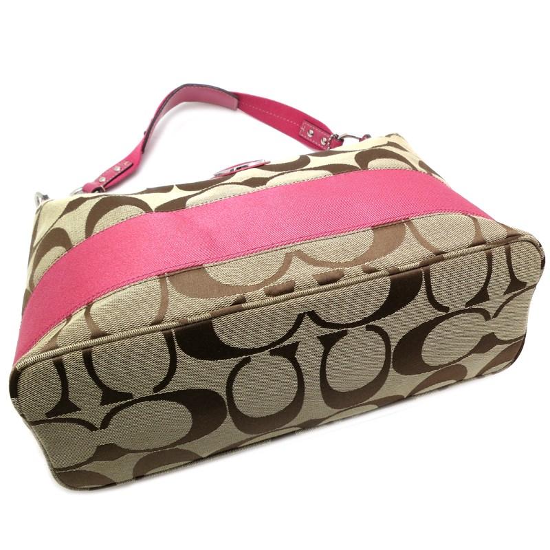 [飯能本店]COACH コーチ F17434 ショルダーバッグ キャンバス ベージュ レディース DH53756 :DH53756:DS大黒屋 ...