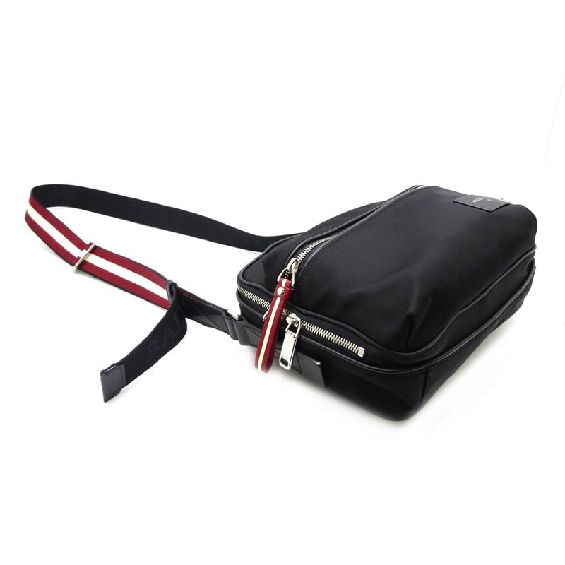 Bally 【10/15まで！ローン48回無金利】[飯能本店]BALLY バリー ショルダーバッグ FIJI.ASRK ナイロン ブラック ...