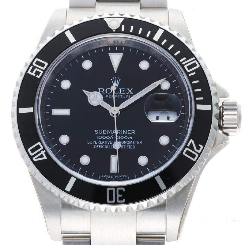 ROLEX [銀座店]ROLEX ロレックス サブマリーナー デイト M番 2007年〜2008年製 16610 腕時計 ステンレススチール ...