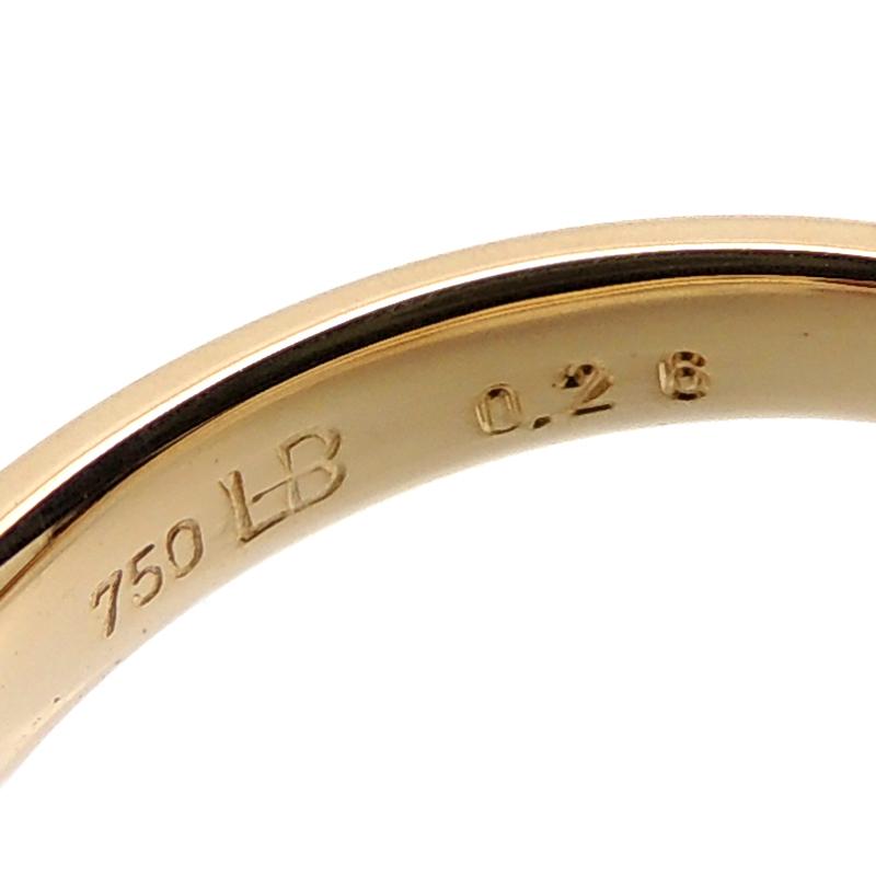 [飯能本店]LUTH BIJOUX ルース ビジュー K18 0.26ct ルビー ダイヤモンド リング・指輪 K18ゴールド 12.5号 ...
