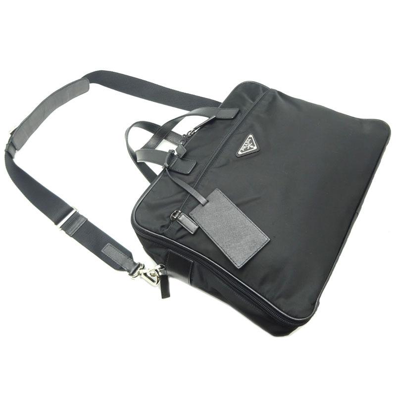 [飯能本店]PRADA プラダ 2Wayトート 2VE407 ビジネスバッグ ナイロン NERO（ネロ/ブラック） メンズ DH67621 :DH67621:DS大黒屋 - 通販 ...