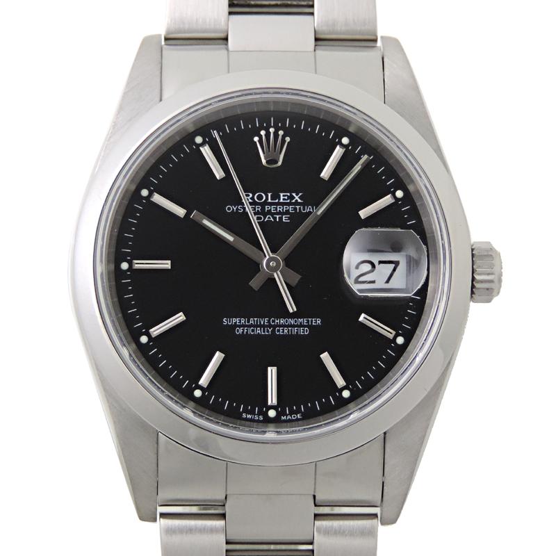 ROLEX 【10/15まで！ローン48回無金利】[飯能本店]ROLEX ロレックス オイスターパーペチュアル デイト Y番 2002年製 ...