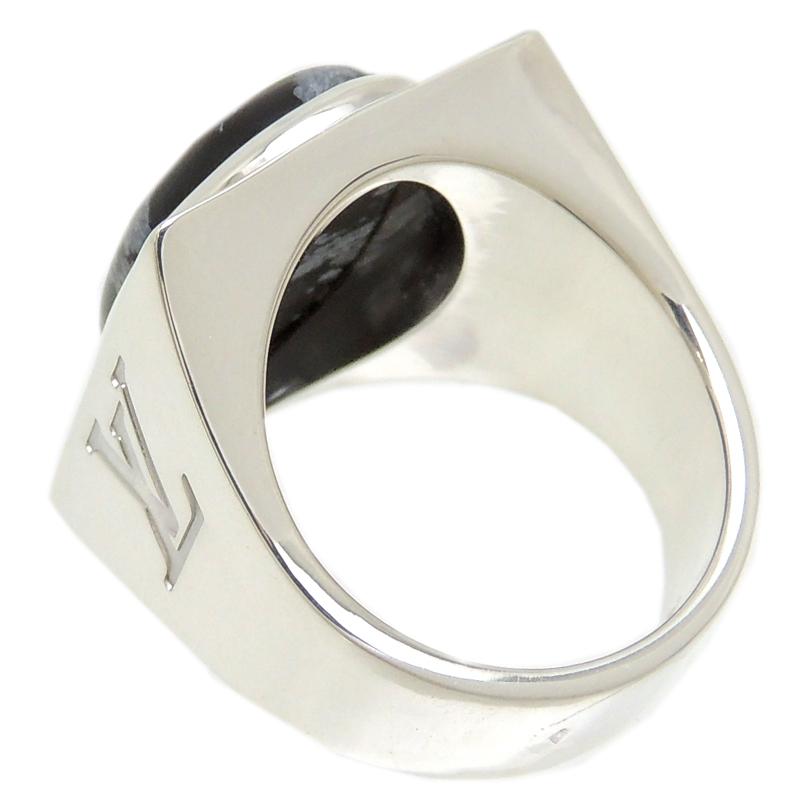 [飯能本店]LOUIS VUITTON LV ルイ・ヴィトン SV925 シュバリエール リング・指輪 シルバー925 19.5号 メンズ DH70741 :DH70741:DS大黒屋 ...